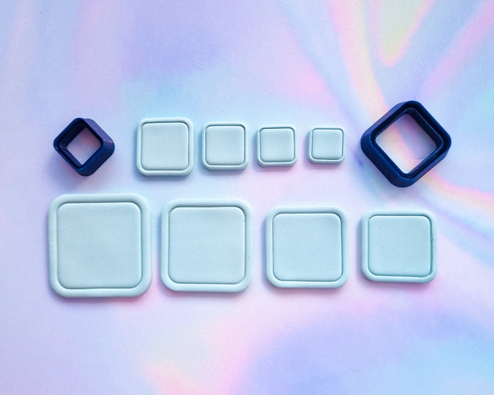 Square Border Cutters – Blackbird and Violet