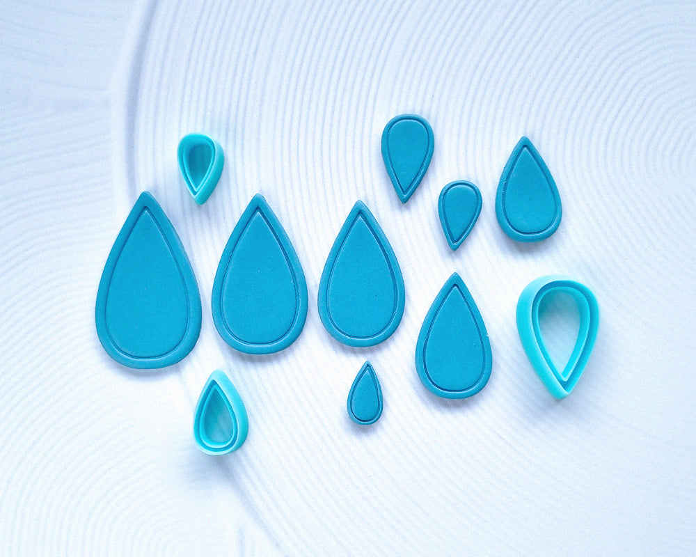 Teardrop Border Cutters – Blackbird and Violet