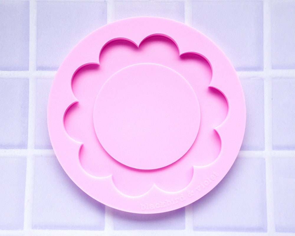 B&V Mold - Large Flower Mirror – Blackbird and Violet