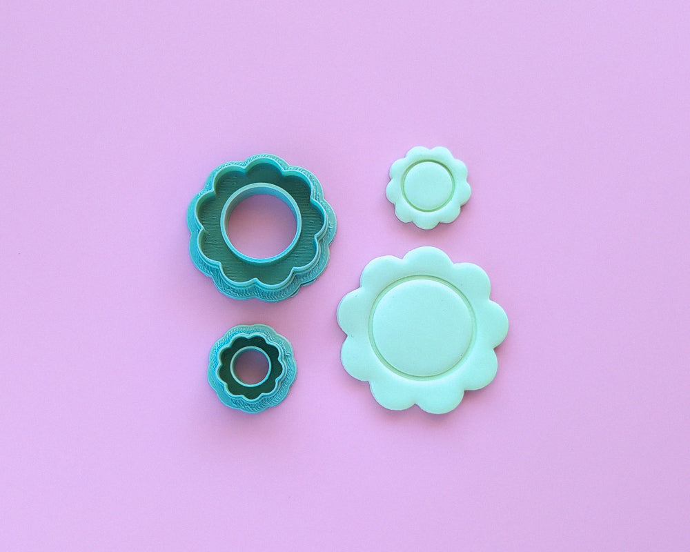 Flower [Simple Detail] Cutters – Blackbird and Violet