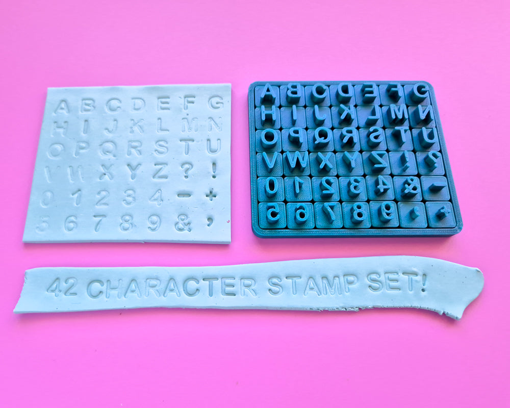 42 Character Stamp Set – Blackbird and Violet