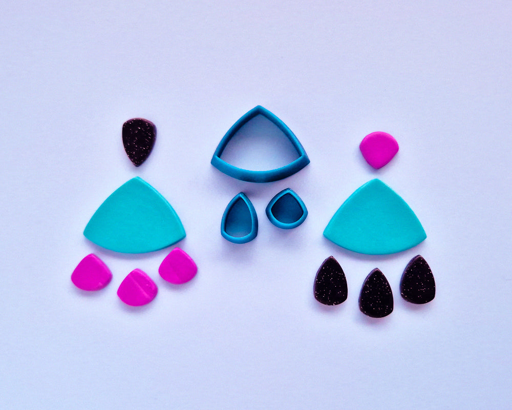 Triangular [Nesting] Cutters – Blackbird and Violet