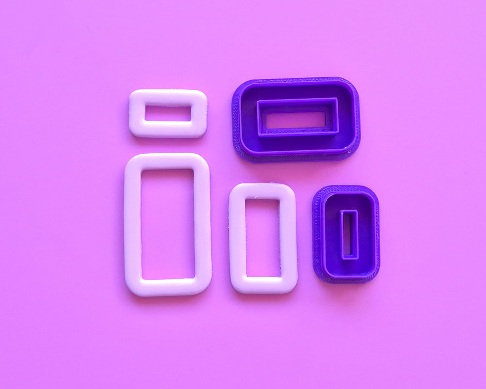 Rectangle [Thin Donut] Cutters – Blackbird and Violet