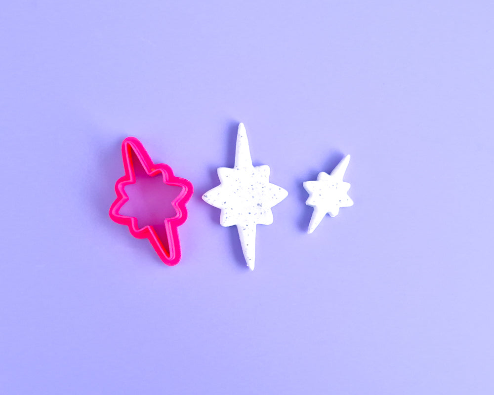 Star [8 Point] Cutters – Blackbird and Violet