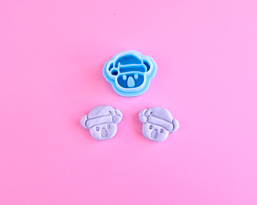 Christmas Koala Stud Cutters – Blackbird and Violet