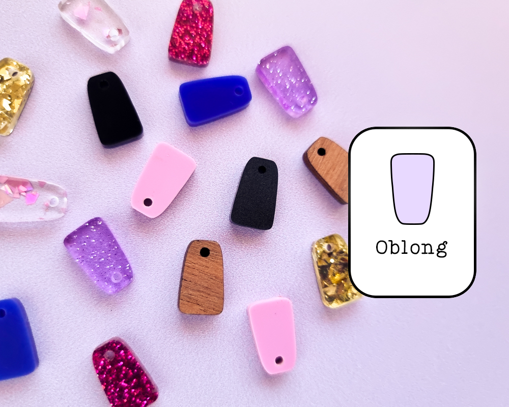 Acrylic Components - Oblong – Blackbird and Violet