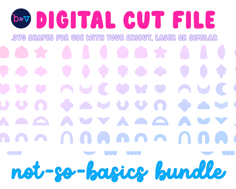 Digital Cut File - Not-So-Basic Bundle – Blackbird and Violet