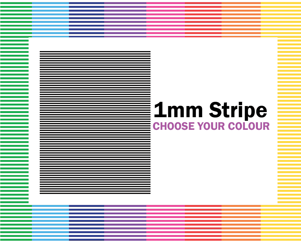 1mm Stripe Transfer Paper – Blackbird and Violet