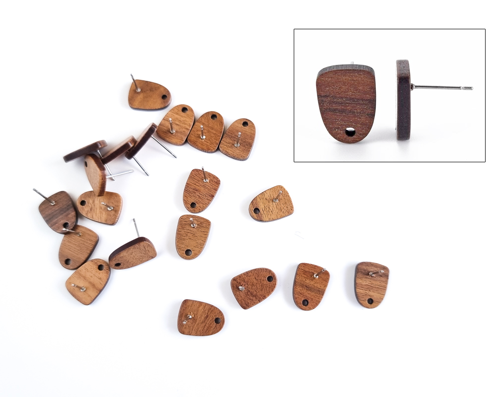 Decorative Posts - Walnut - Soft Arch [10 pairs] – Blackbird and Violet