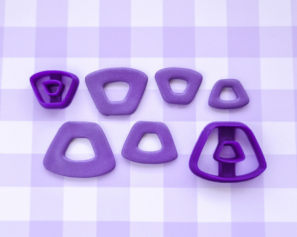 Trapezoid [Donut] Cutters – Blackbird and Violet