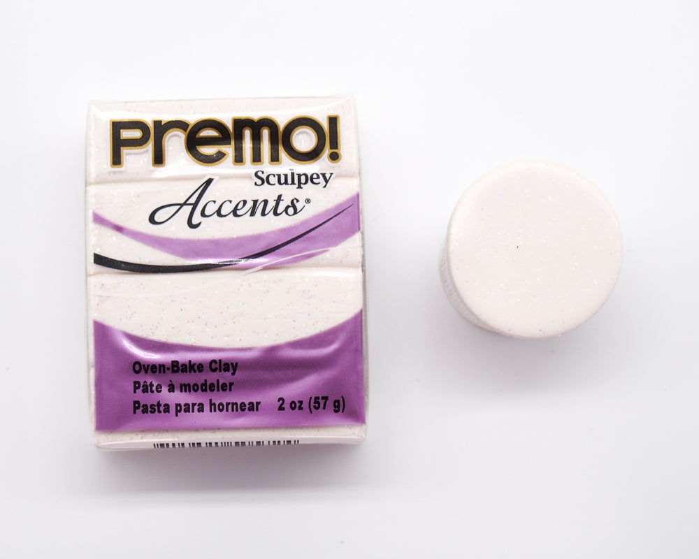Premo Sculpey 57g - Frost White Glitter – Blackbird and Violet