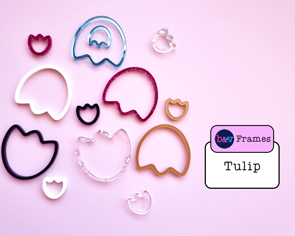 Acrylic Connectors - Frames: Tulip – Blackbird and Violet